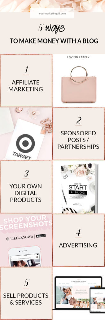 How To Make Money With A Blog - yourmarketingbff.com