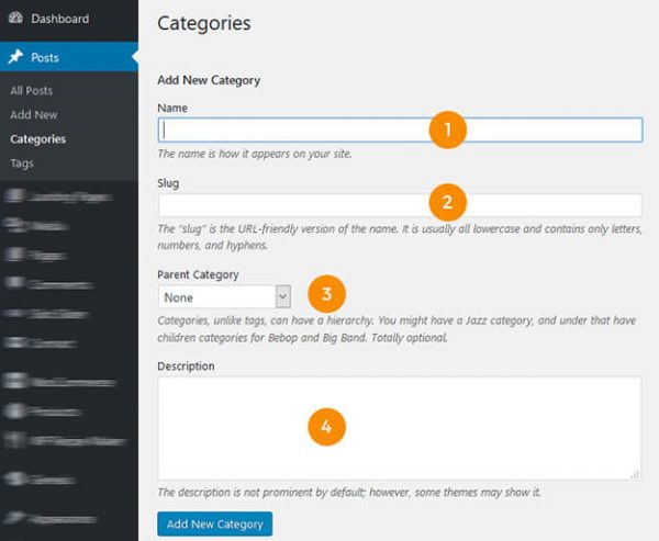 How To Create Categories and Add Them to Wordpress Menu Bar